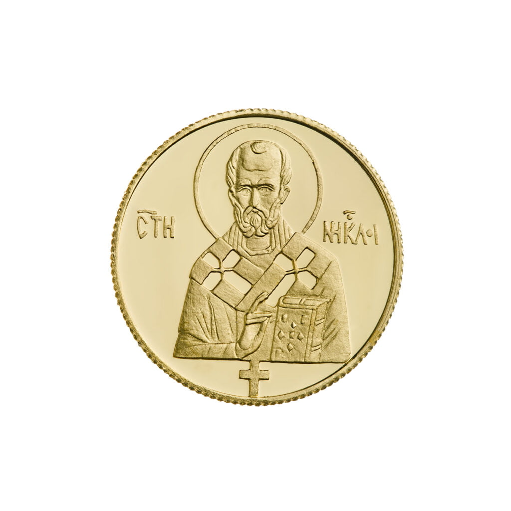 Zlatnik Sveti Nikola/revers grb SPC - Magioni